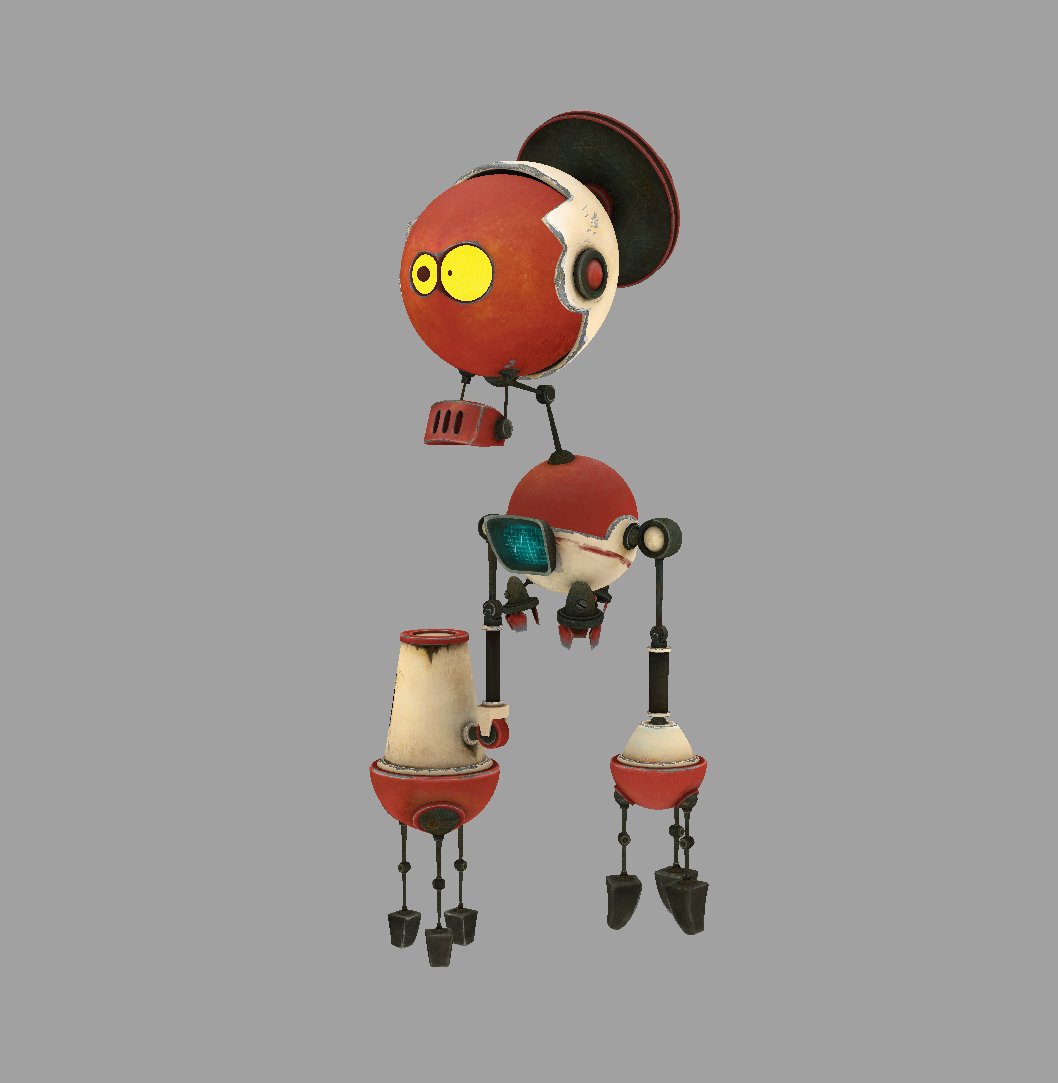 ArtStation - Character for animation film "Robotz"