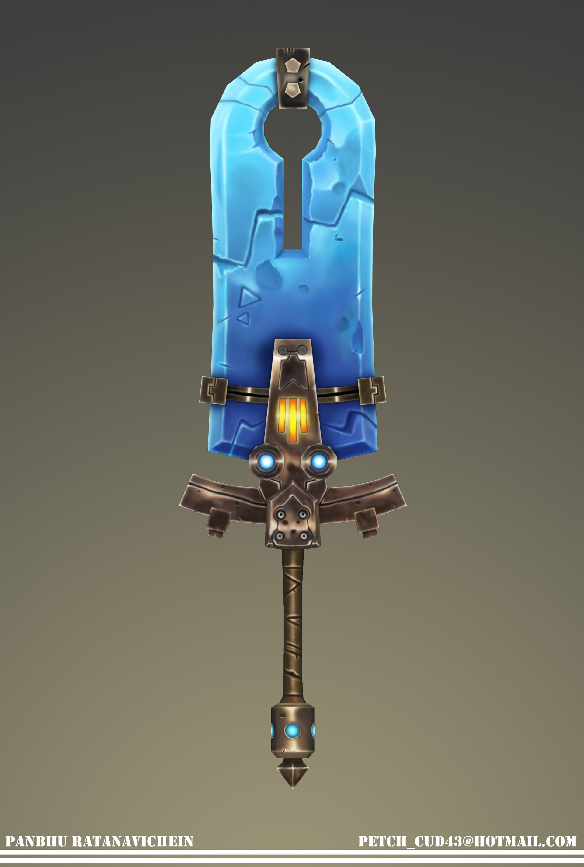 ArtStation - Stylized Sword: Wildstar Fanart.