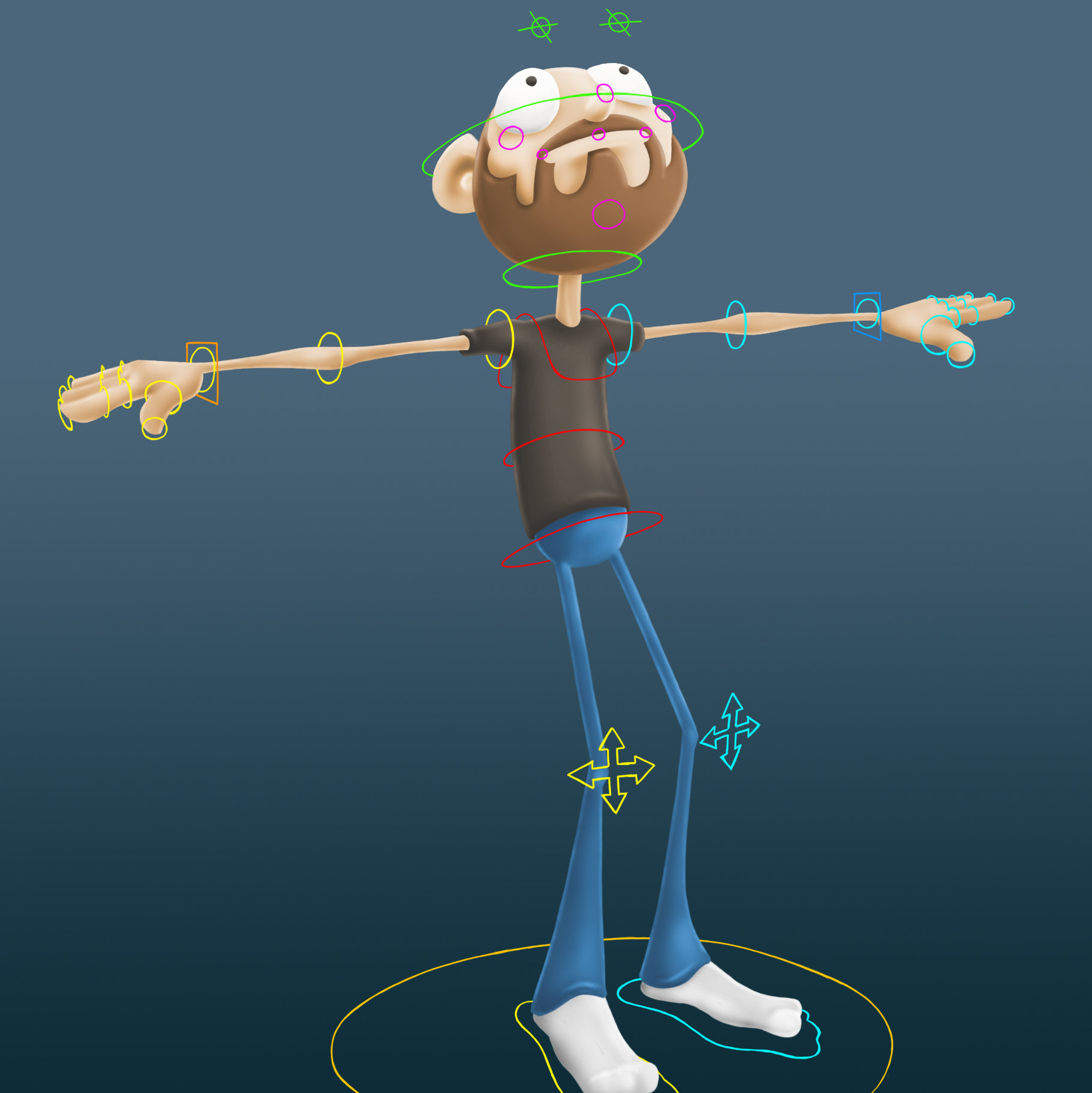 ArtStation - T-Pose self.