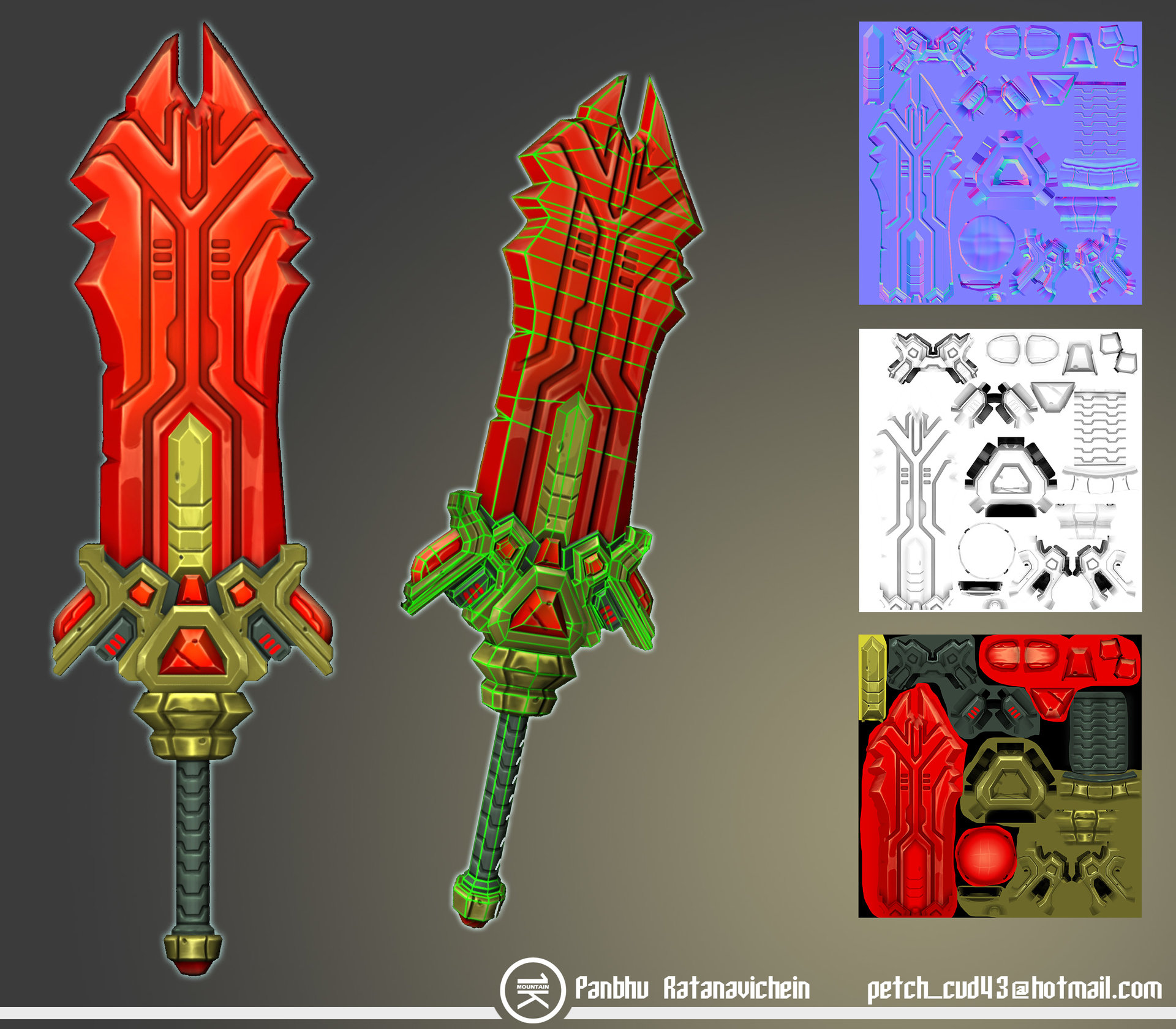 ArtStation - Another sword fanart from Wildstar.