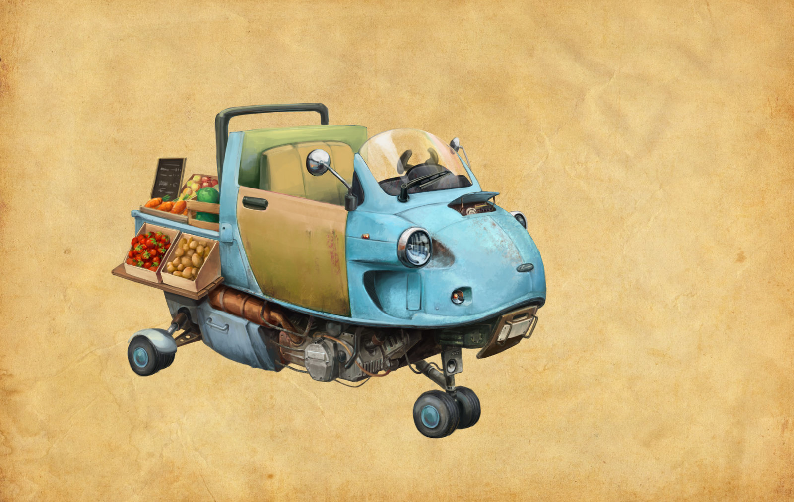 ArtStation - fruit car