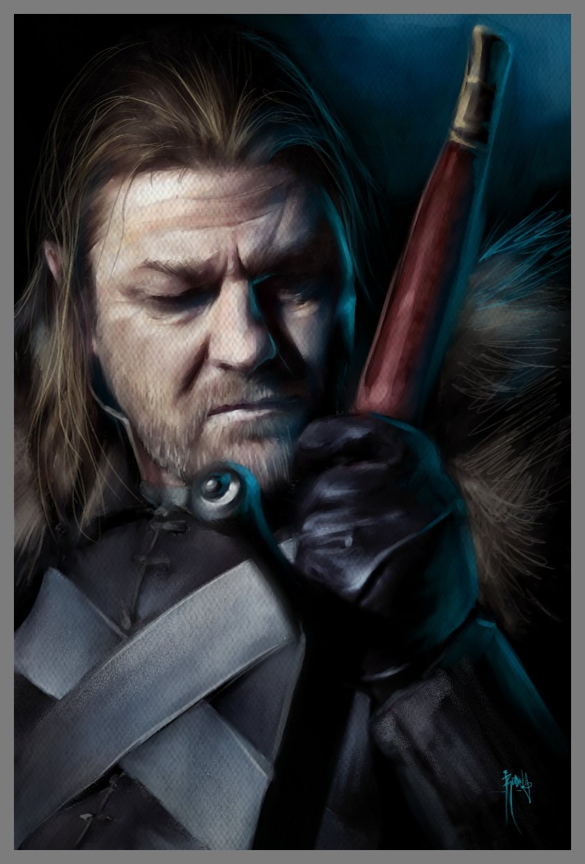 ArtStation - Ned Stark.