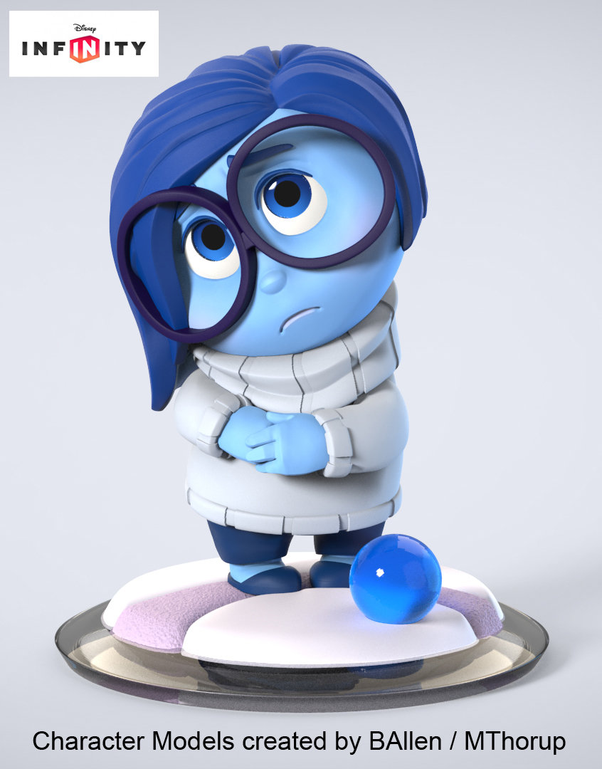 ArtStation - Disney Infinity Inside Out Sadness