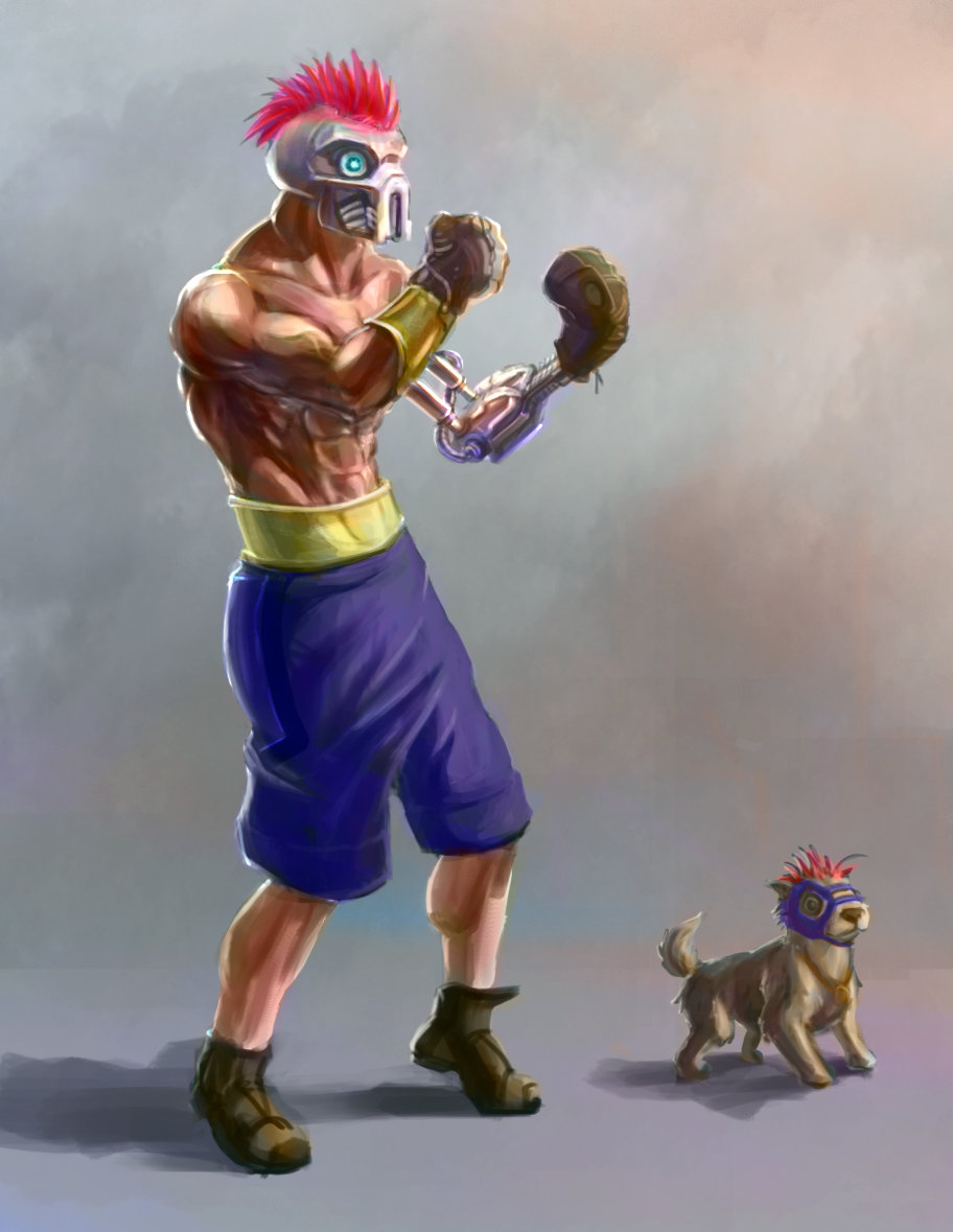 ArtStation - Cyborg Fighter
