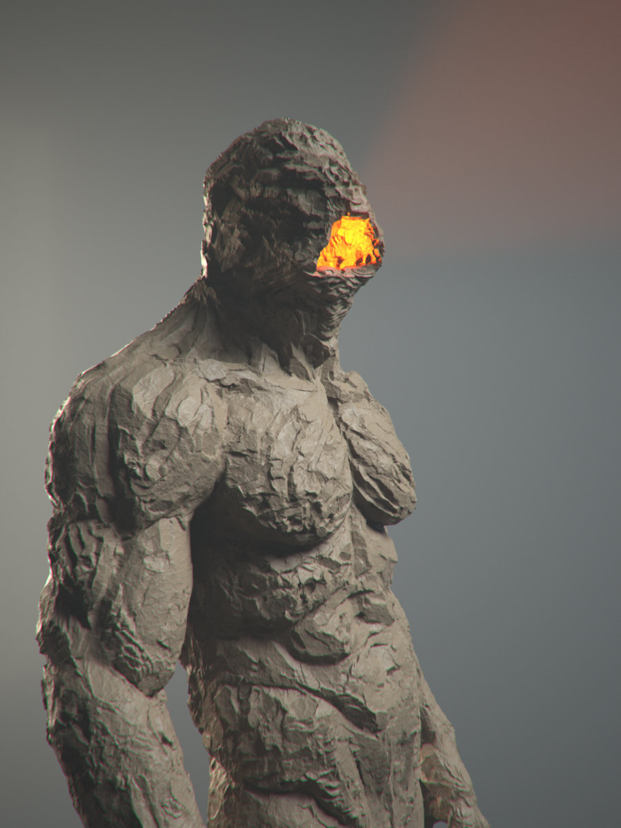 ArtStation - Rock creature