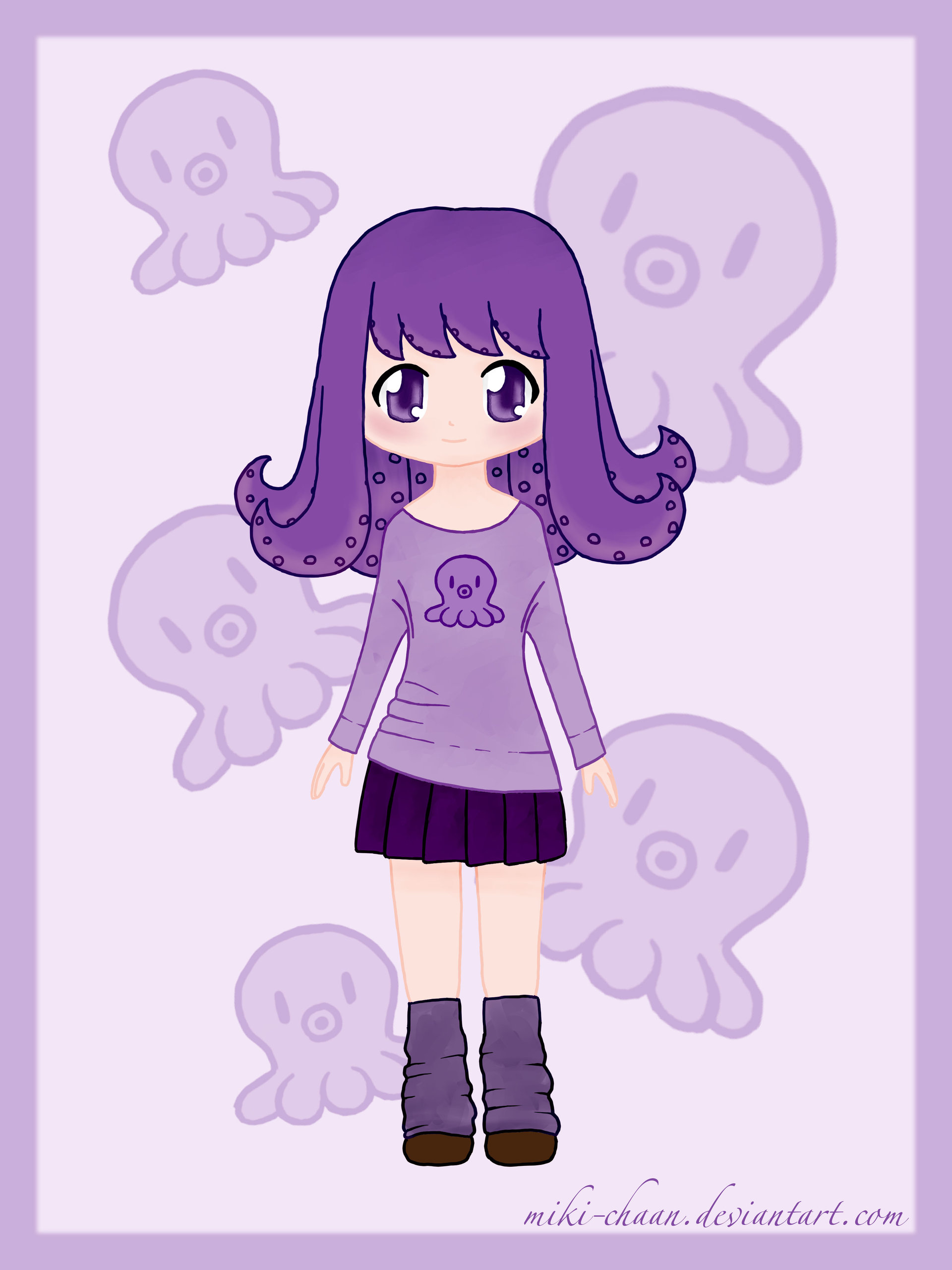 ArtStation - Octopus girl