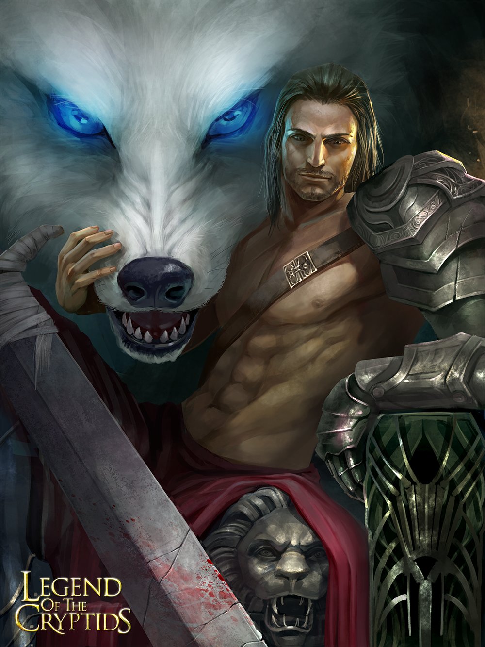 ArtStation - Swordsman with wolf