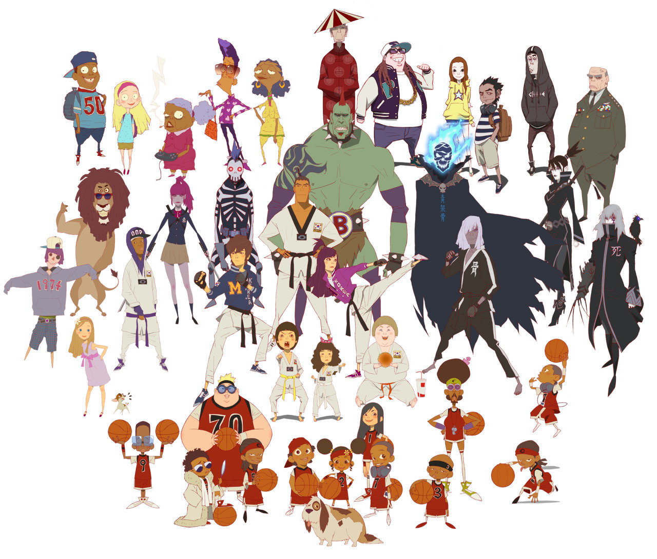 ArtStation - Cartoony Style Character designs