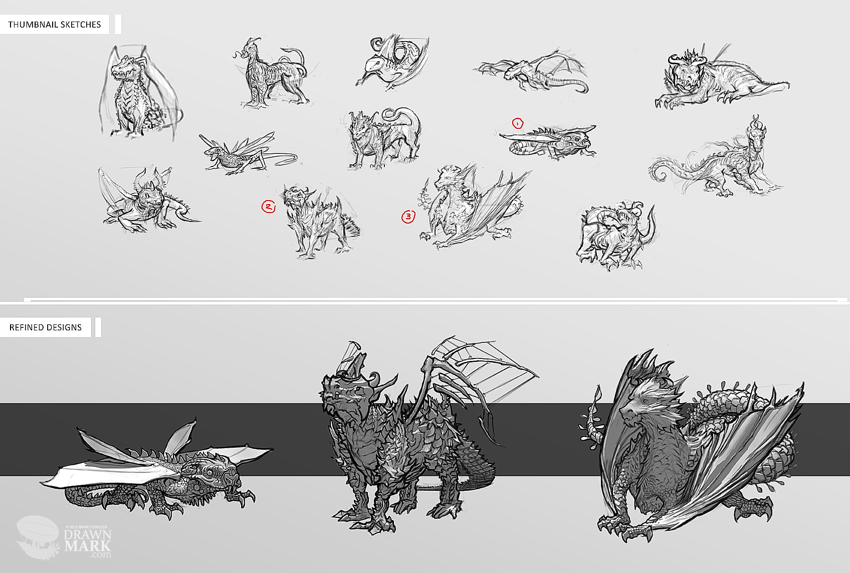 ArtStation - Dragon Developmental Concepts