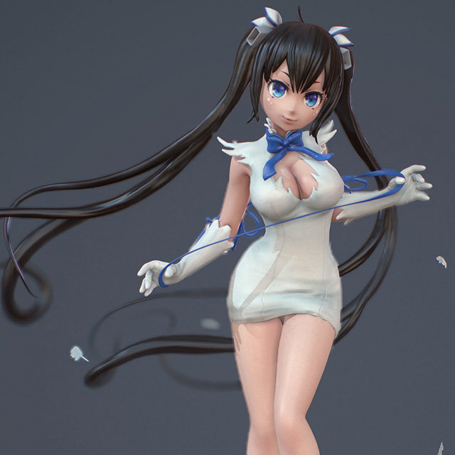 ArtStation - Hestia 3D Figure