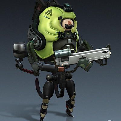 ArtStation - Cyber Caterpillar, Ching Yee