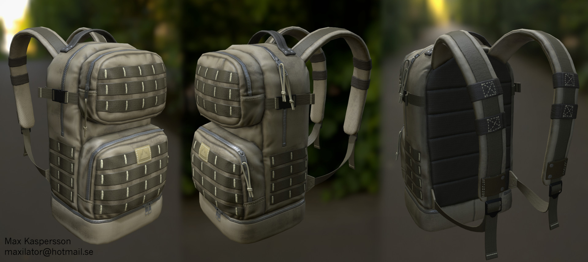 ArtStation - Military backpack