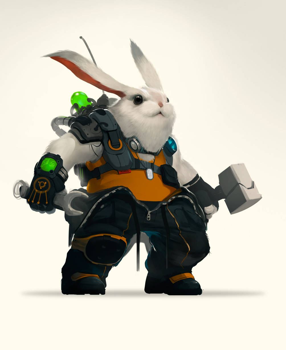 ArtStation - Sci-fi Rabbit