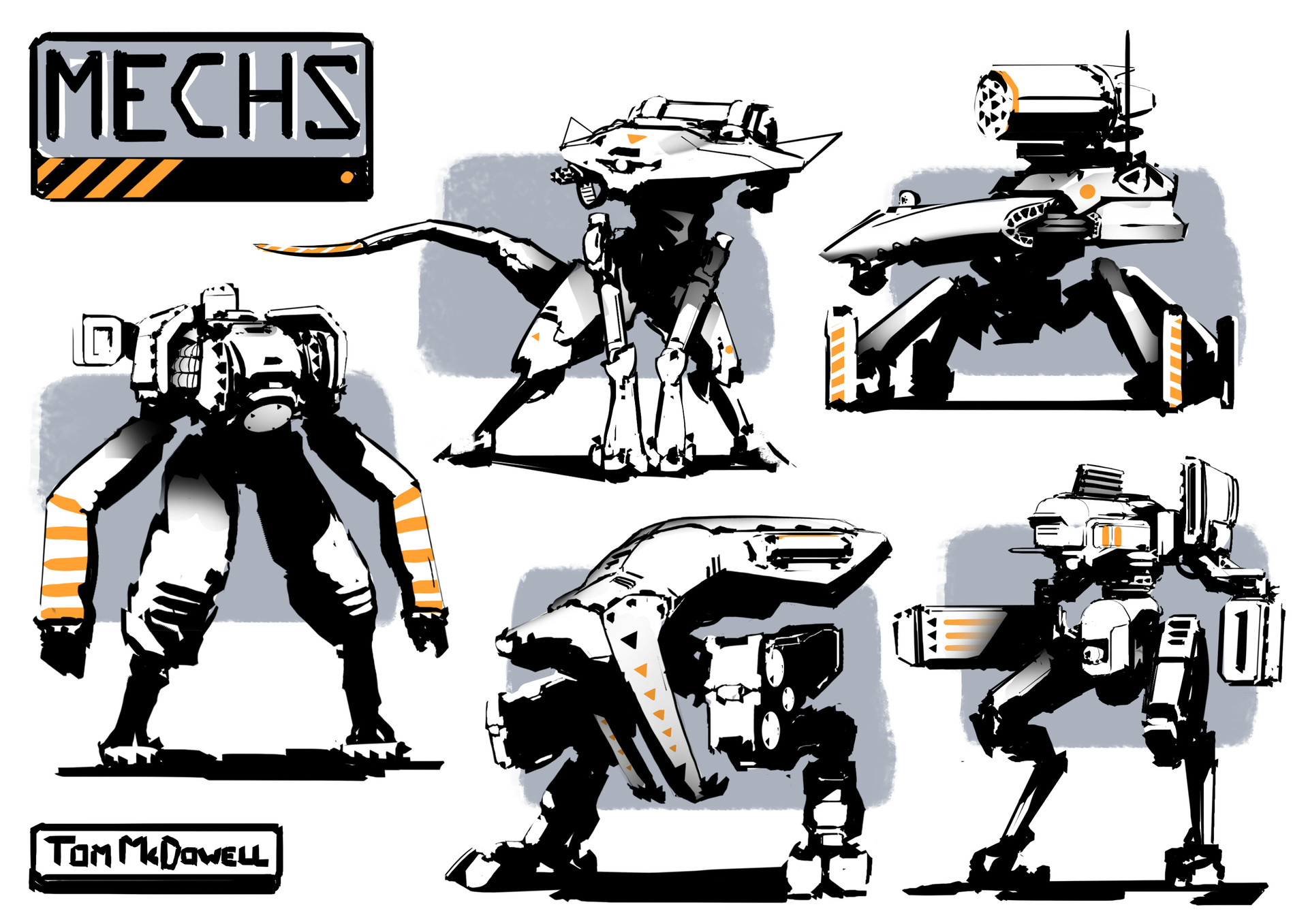 ArtStation - Mech Sketches