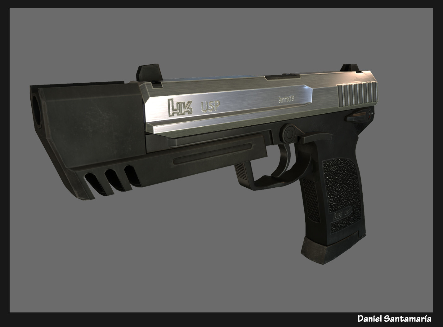 ArtStation - H&K USP Match