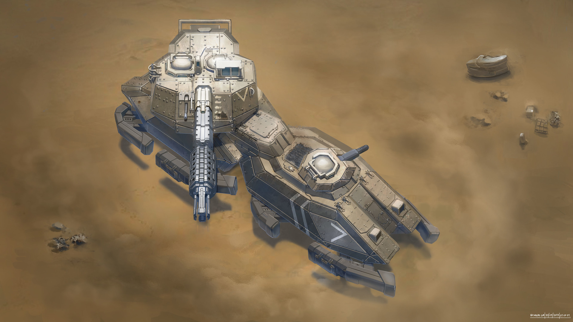 ArtStation - Panther Hover Tank