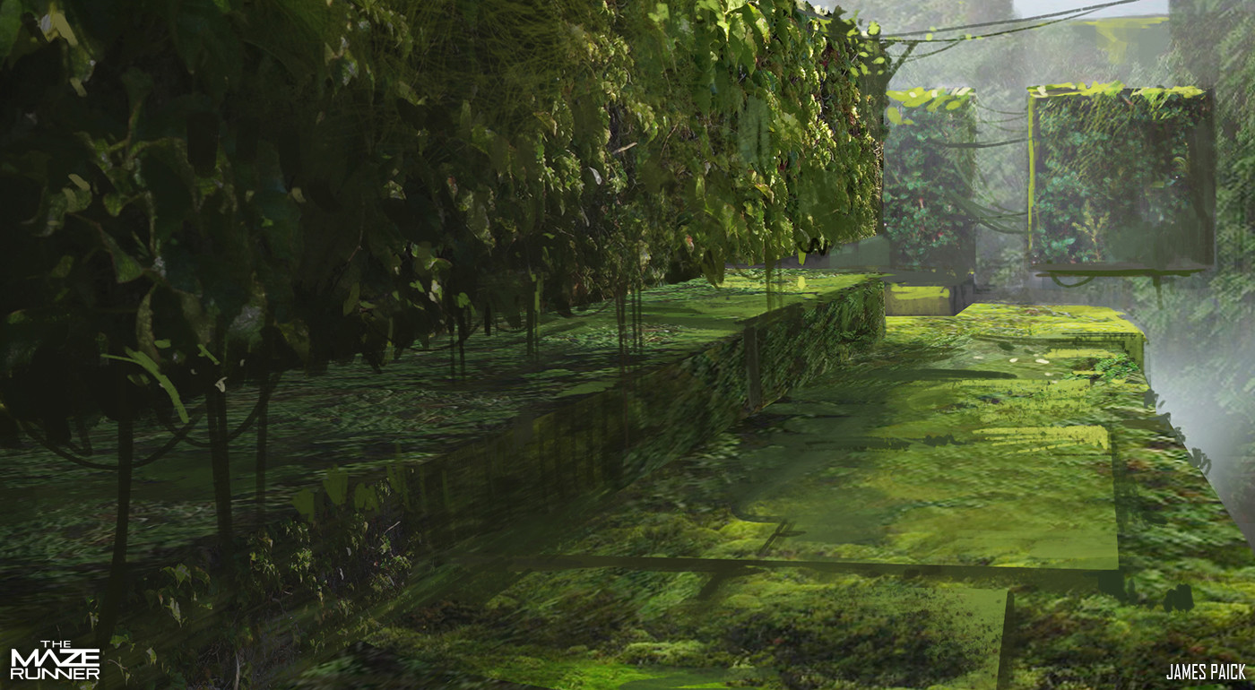 ArtStation - The Maze Runner – Maze Ideation Color Sketch