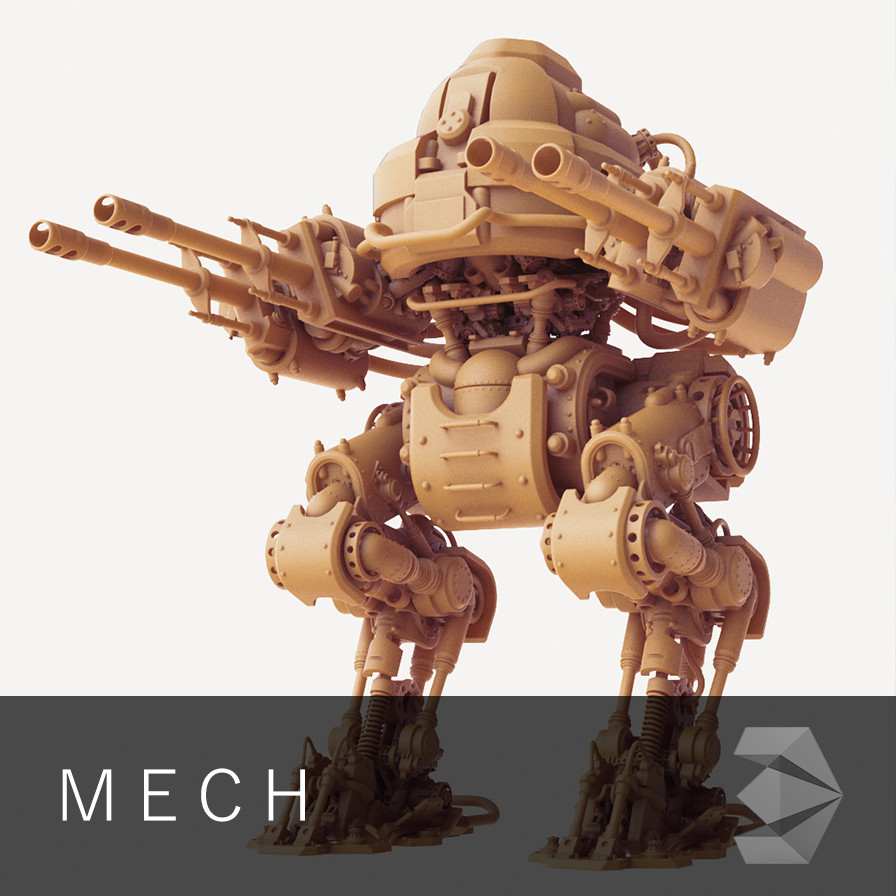 ArtStation - Mech Practice