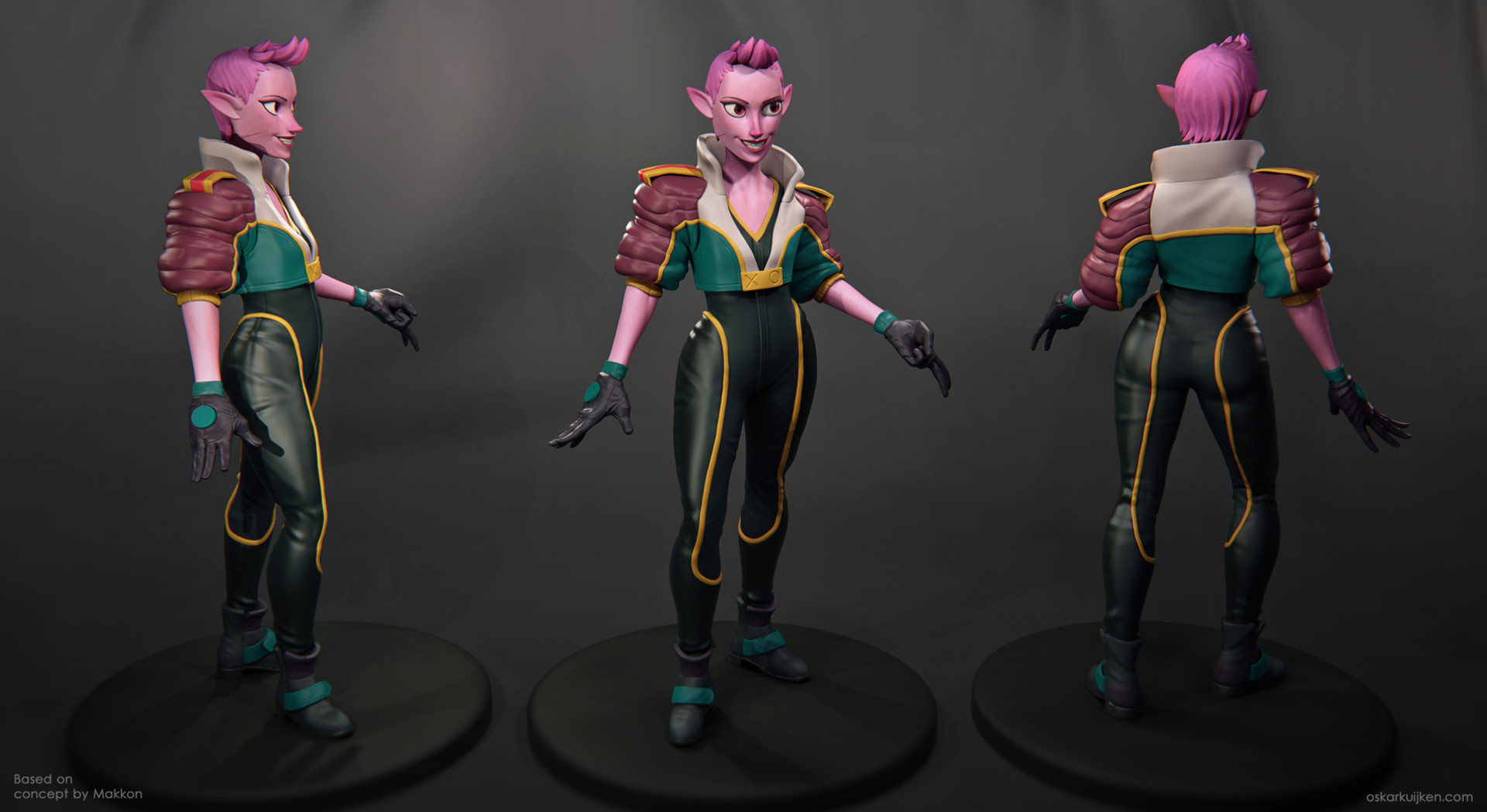 ArtStation - Ugi, The Loveable Spacerogue