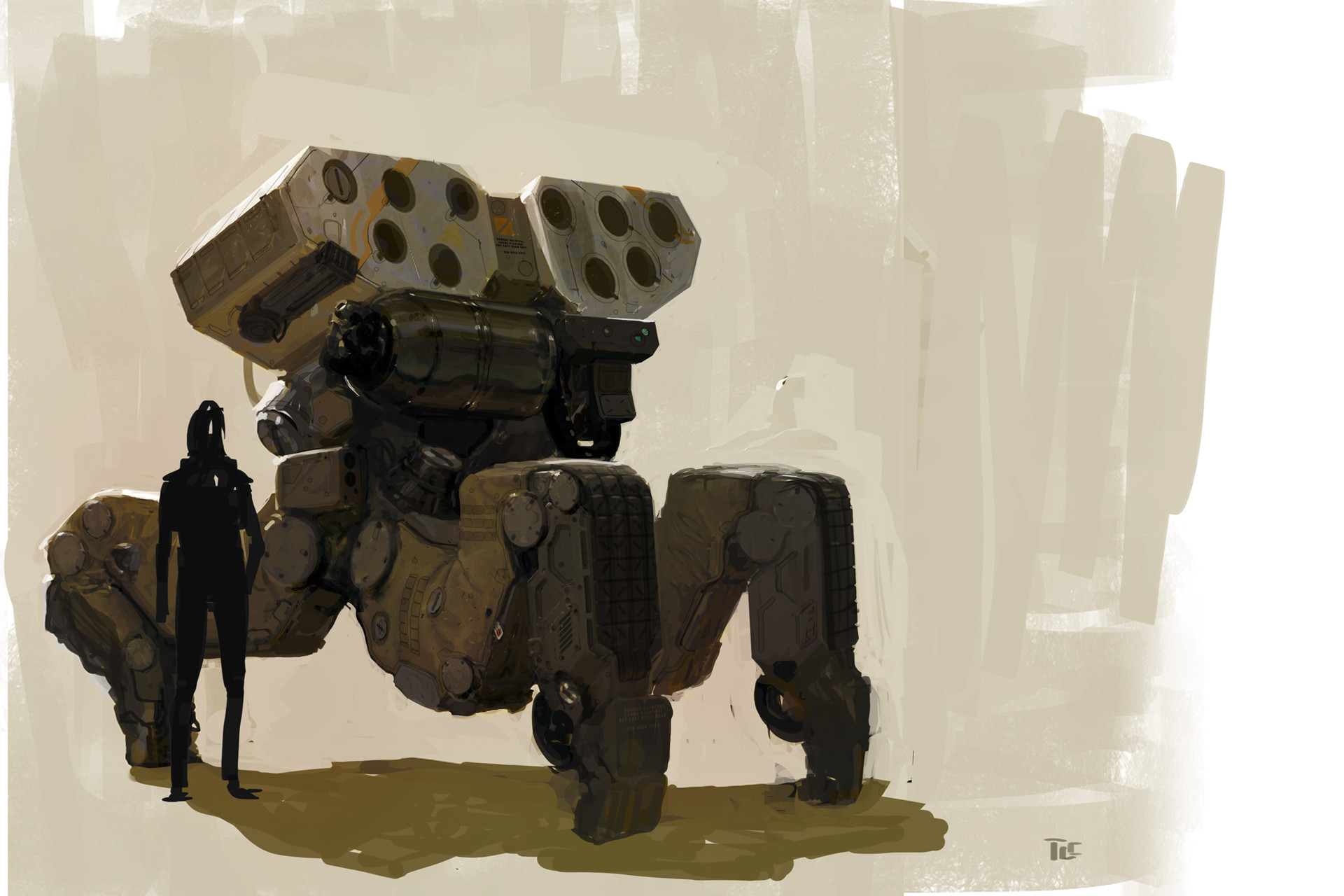 ArtStation - Missile Launcher Mech