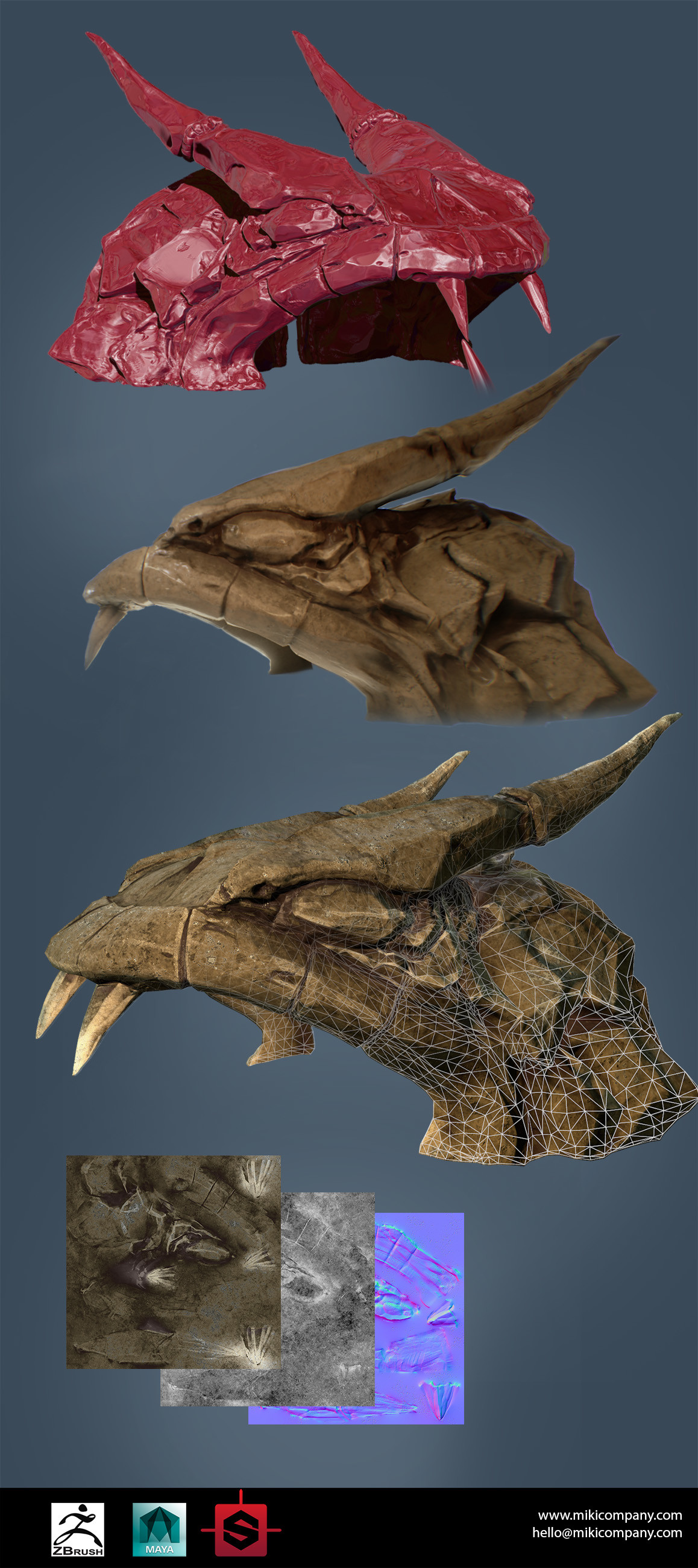 ArtStation - Snake Head