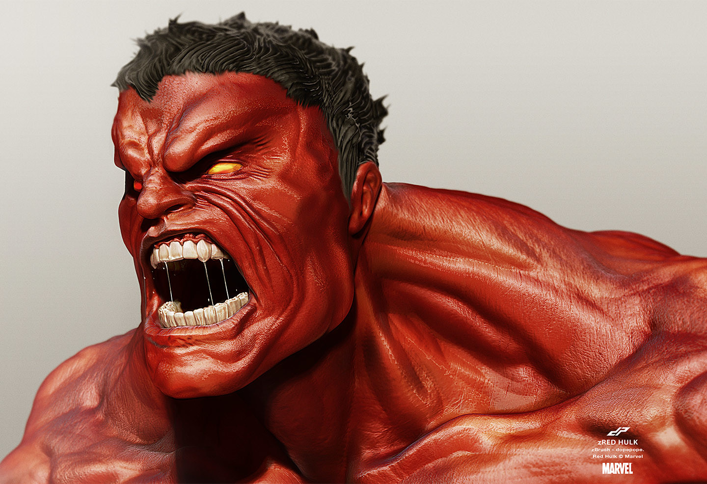 ArtStation - RED HULK