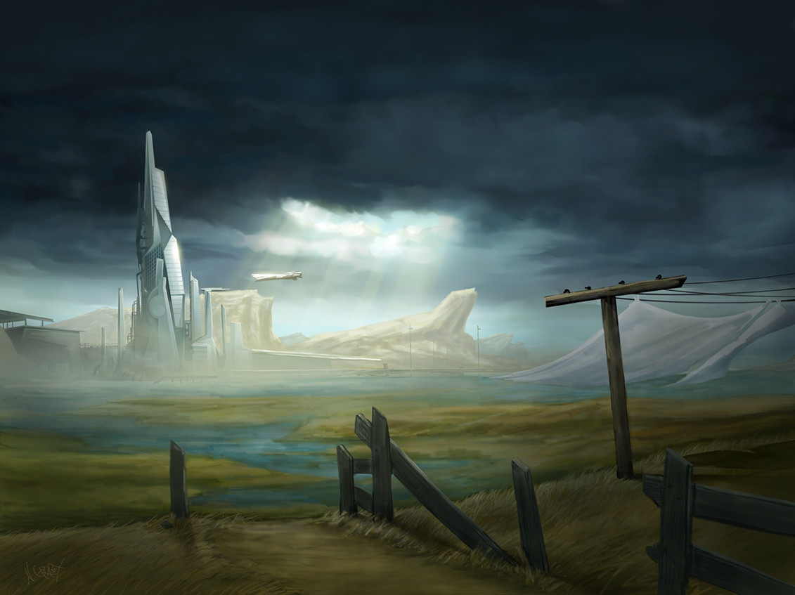 ArtStation - Docking at PyriusX - Mining Terminal