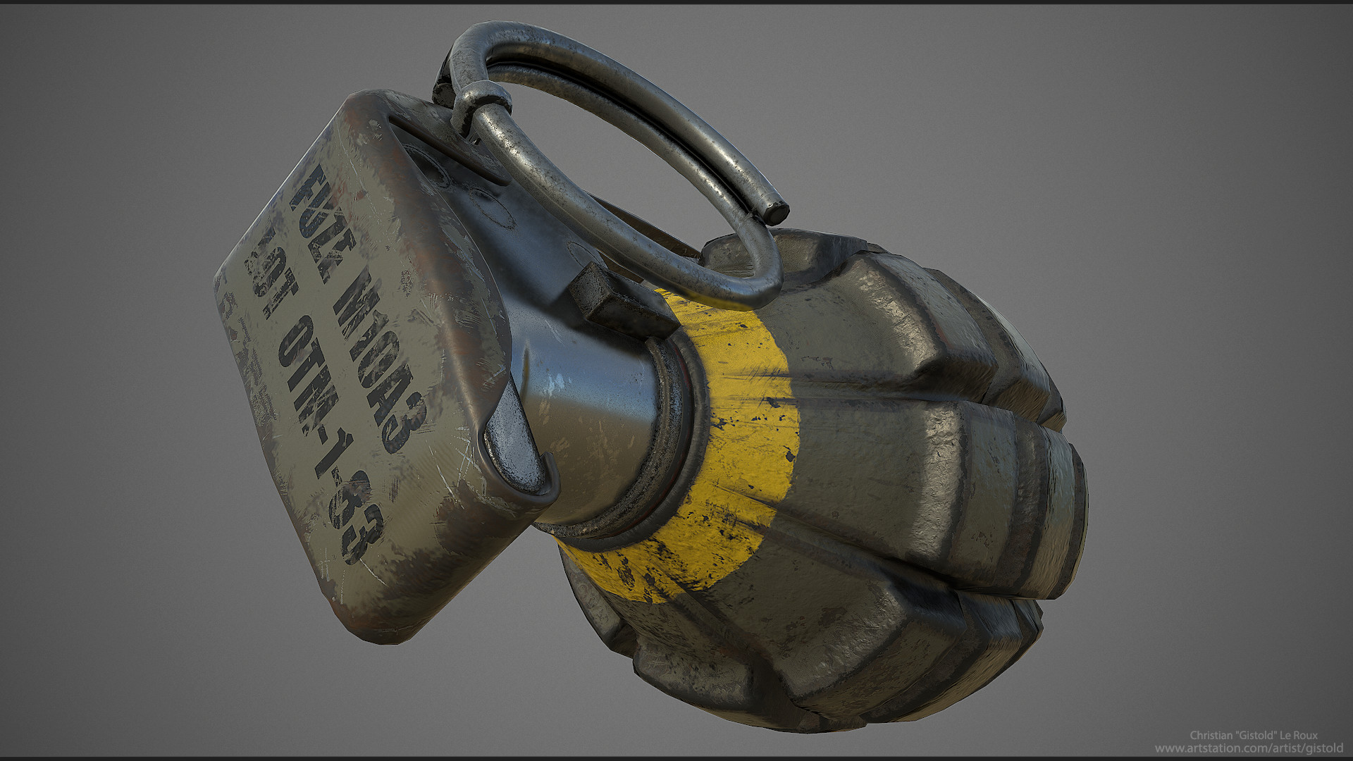ArtStation - MK2 "Pineapple" Grenade