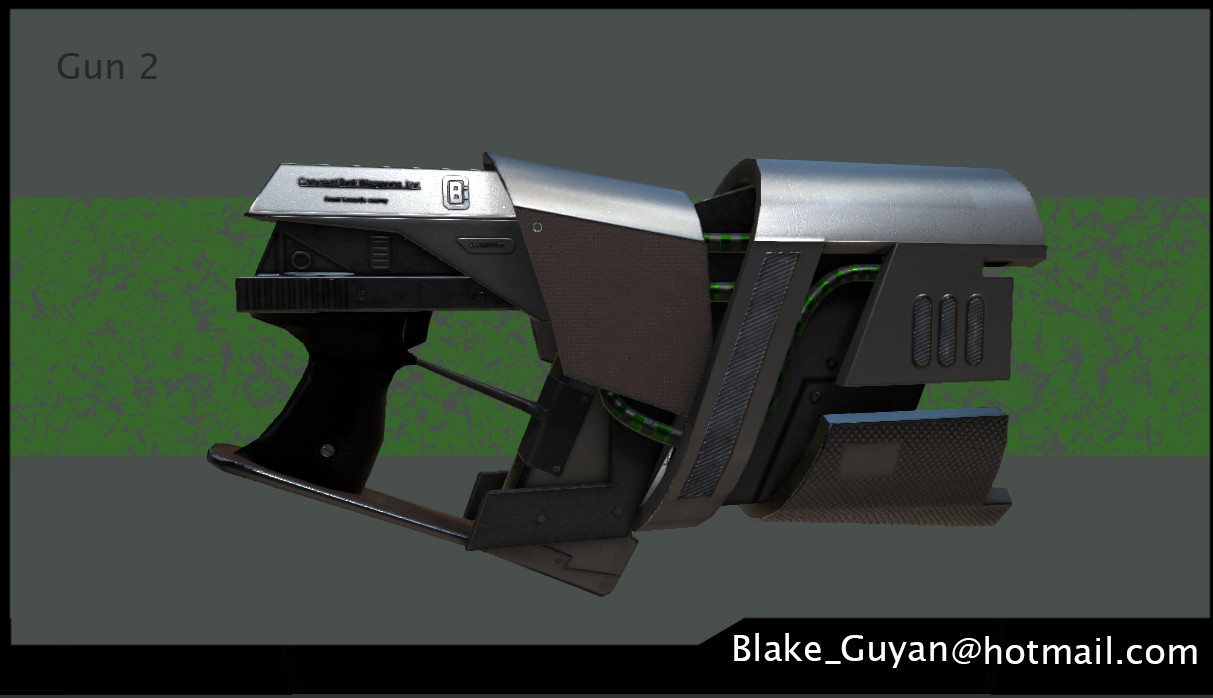 ArtStation - Gauss Pistol