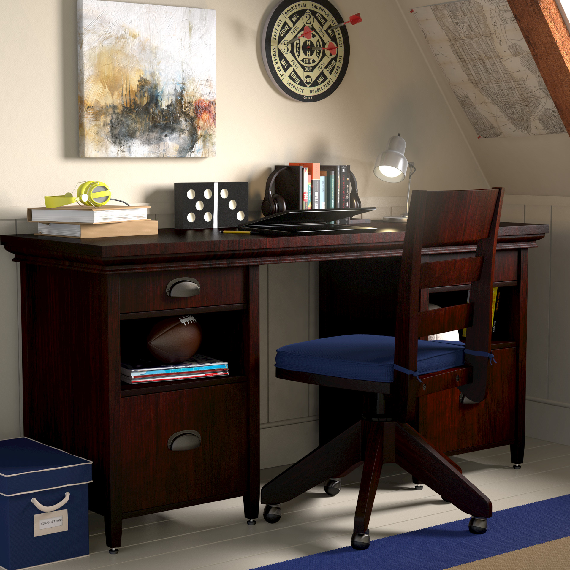 ArtStation - Corner Desk