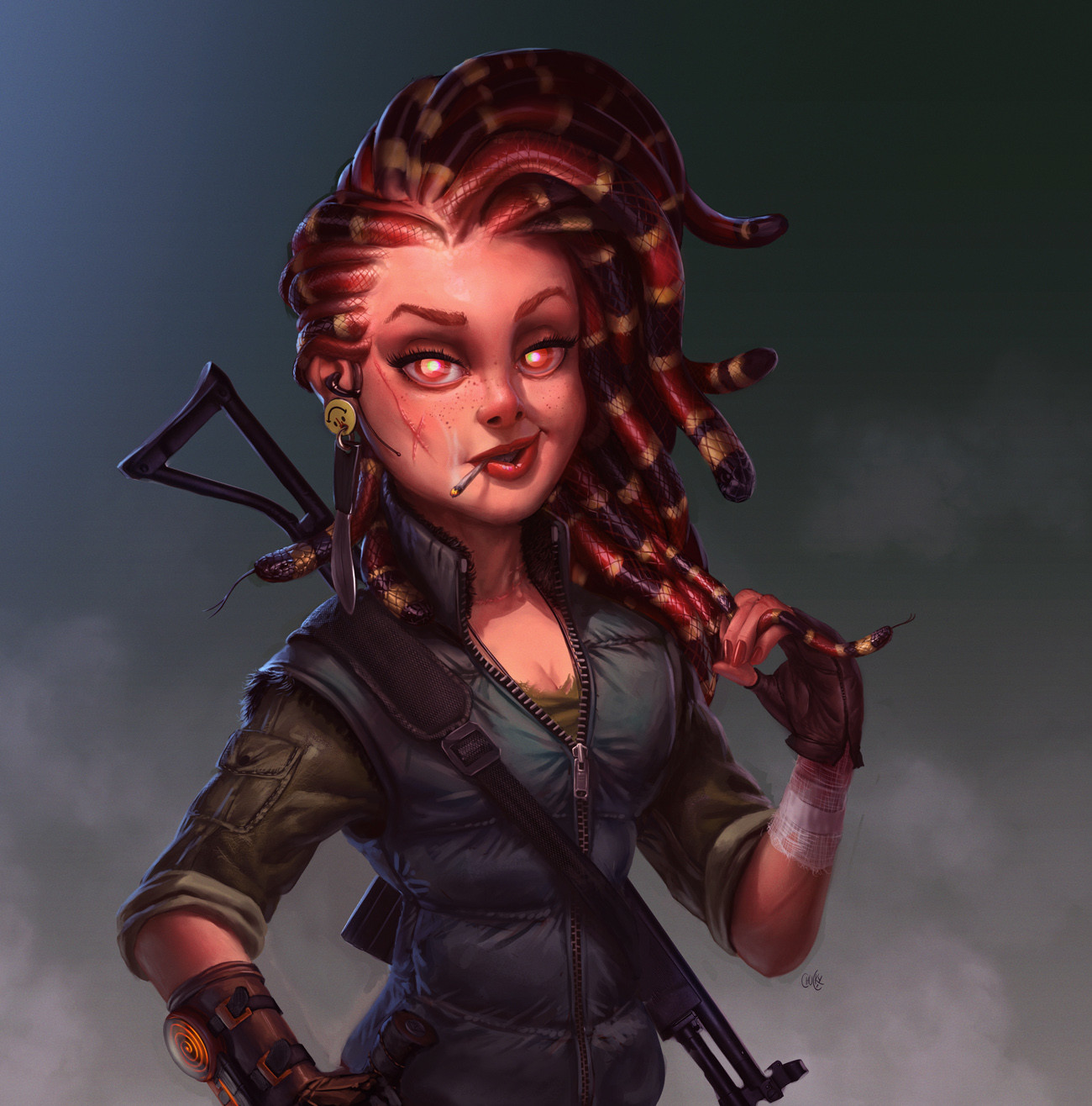 ArtStation - Ginger Medusa