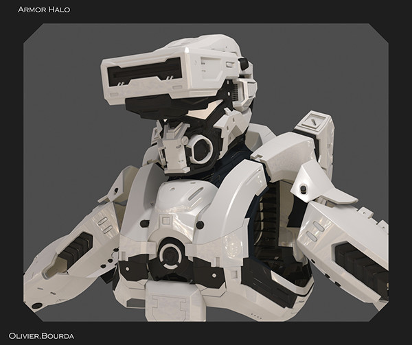 ArtStation - Armor Halo high-poly" juin 2014