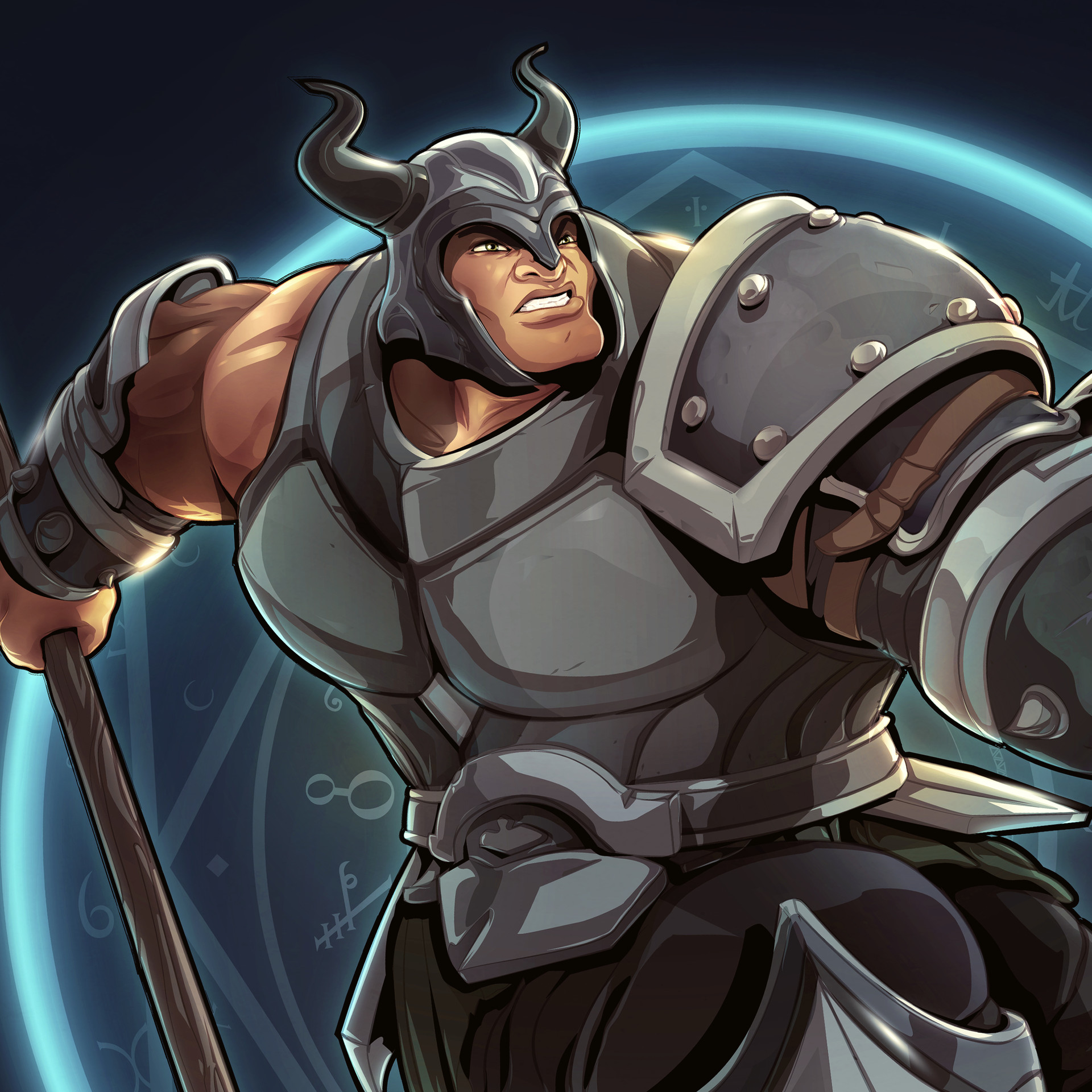 ArtStation - VECTOR ART - Crowfall - Champion Poster