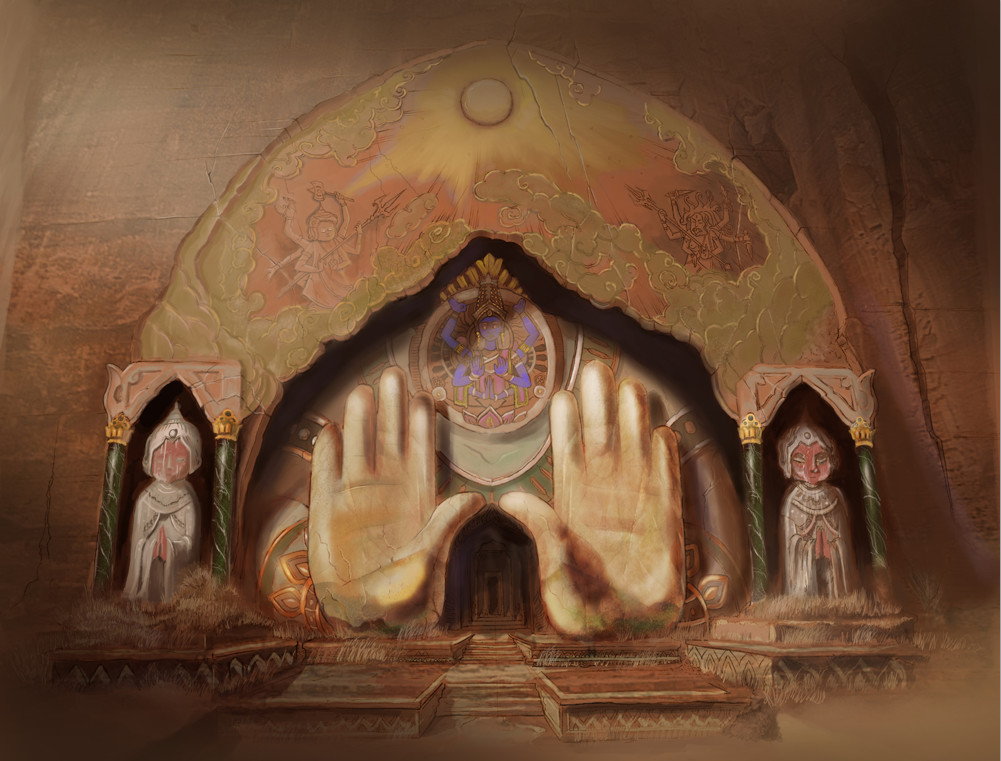 ArtStation - Underworld Entrance Cave