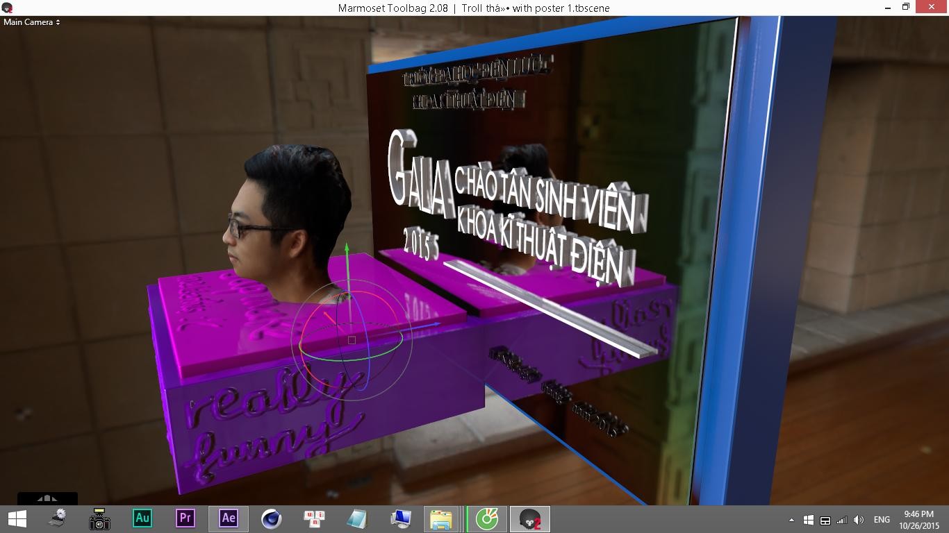 ArtStation - Trolling Thổ with poster 01