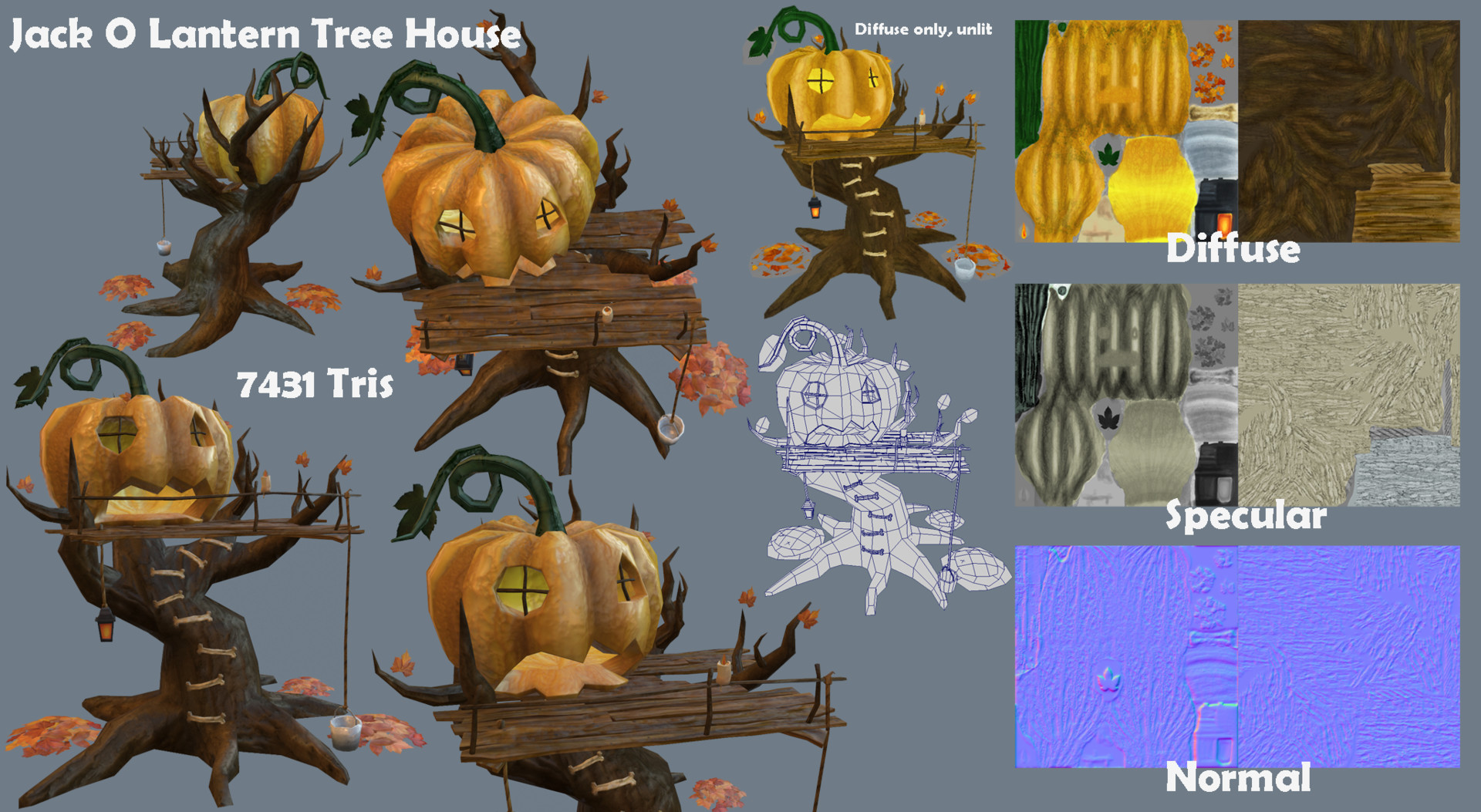 ArtStation - Pumpkin Treehouse
