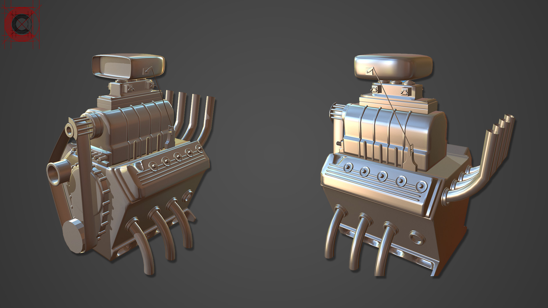 ArtStation - 3D game ready engine