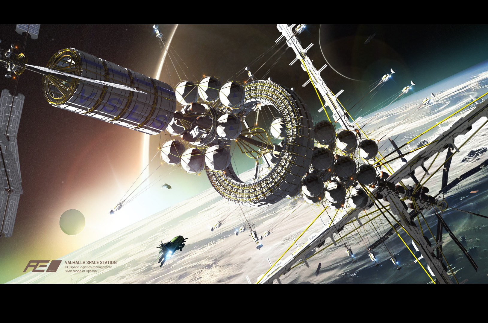 ArtStation - VALHALLA SPACE STATION