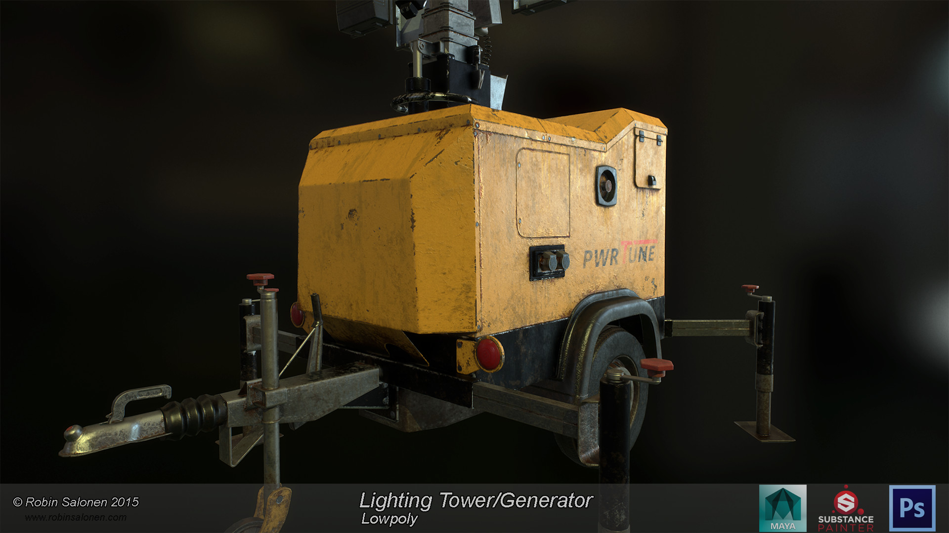 ArtStation - Lighting Tower/Generator