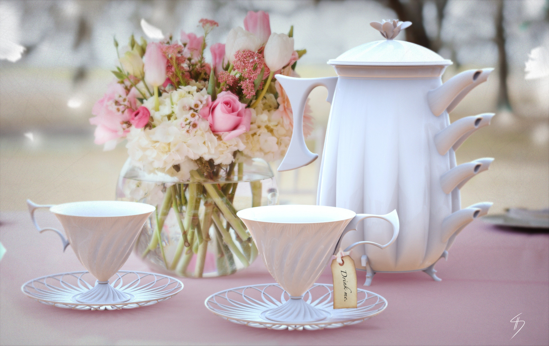 ArtStation - Tea Set