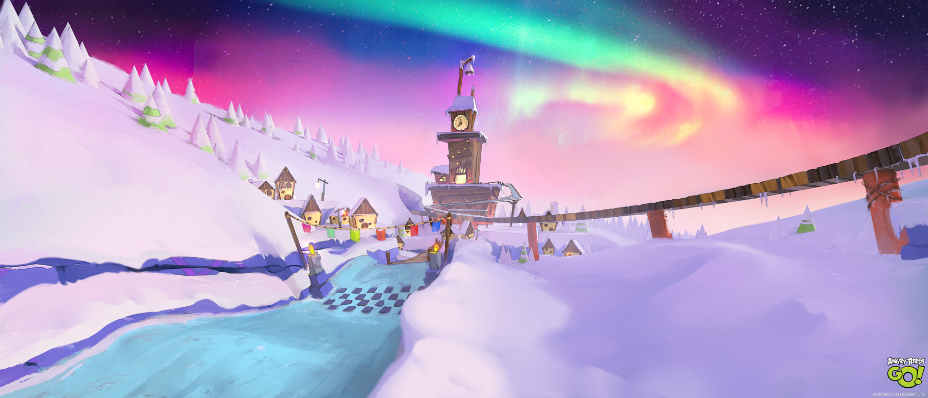 ArtStation - snow track finish