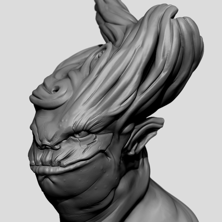 ArtStation - Wood Creature Quick Sculpt