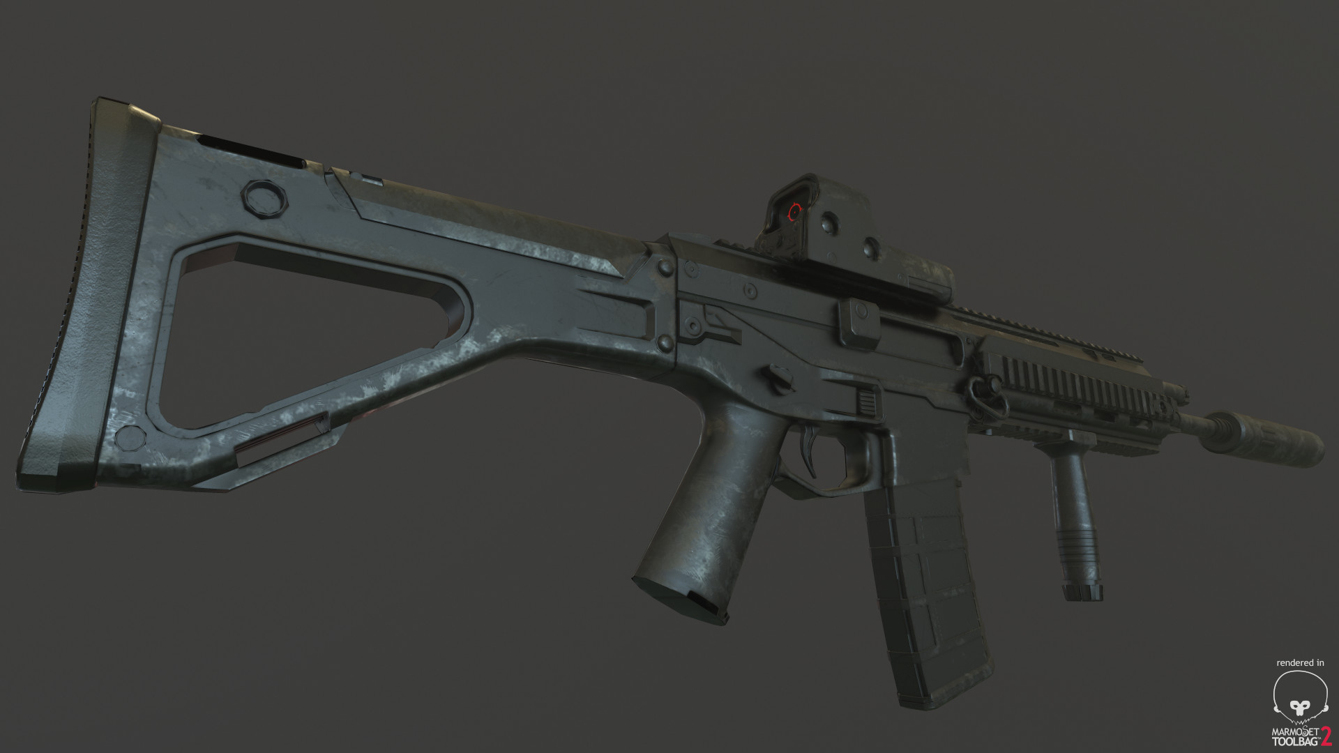 ArtStation - Adaptive Combat Rifle (ACR)