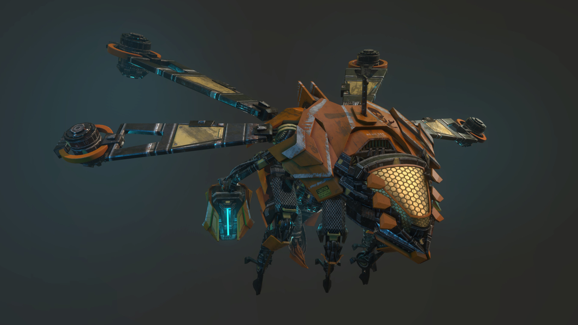 ArtStation - Sci-fi Wasp Mecha