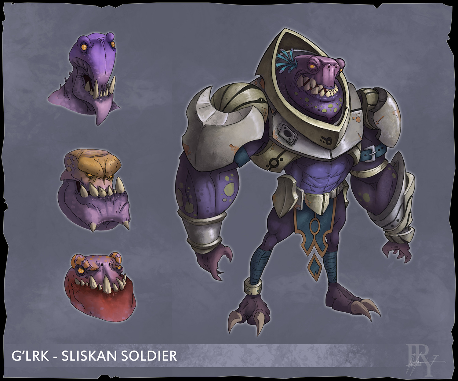 ArtStation - Sliskan Soldier