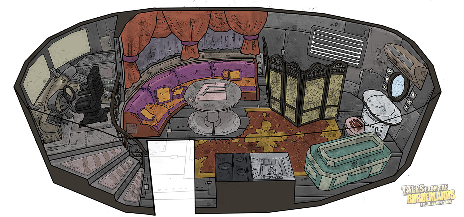 ArtStation - Telltale Games - Tales from the Borderlands - Fiona's ...