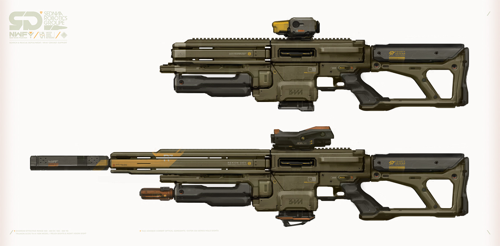 ArtStation - Modular Rifle