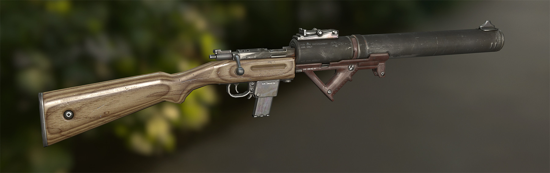 ArtStation - Atchisson .45ACP carbine