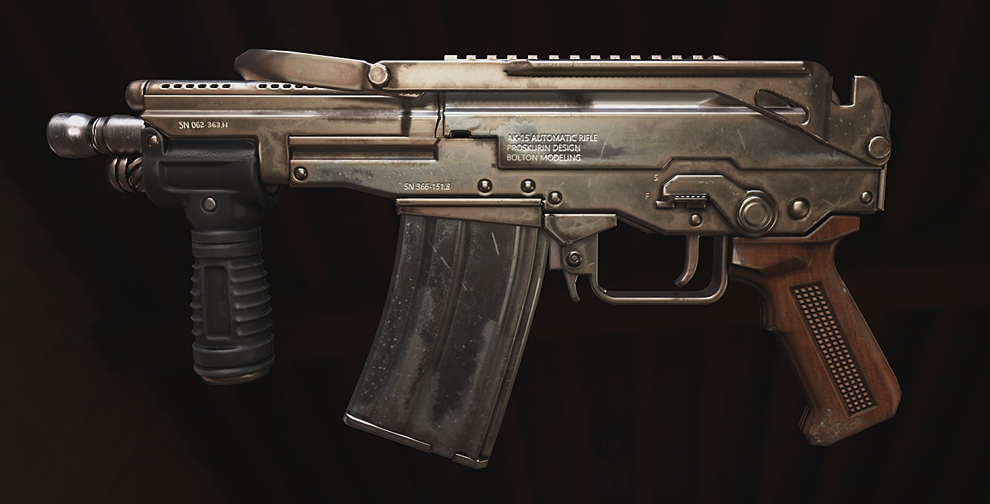 ArtStation - Proskurin assault rifle