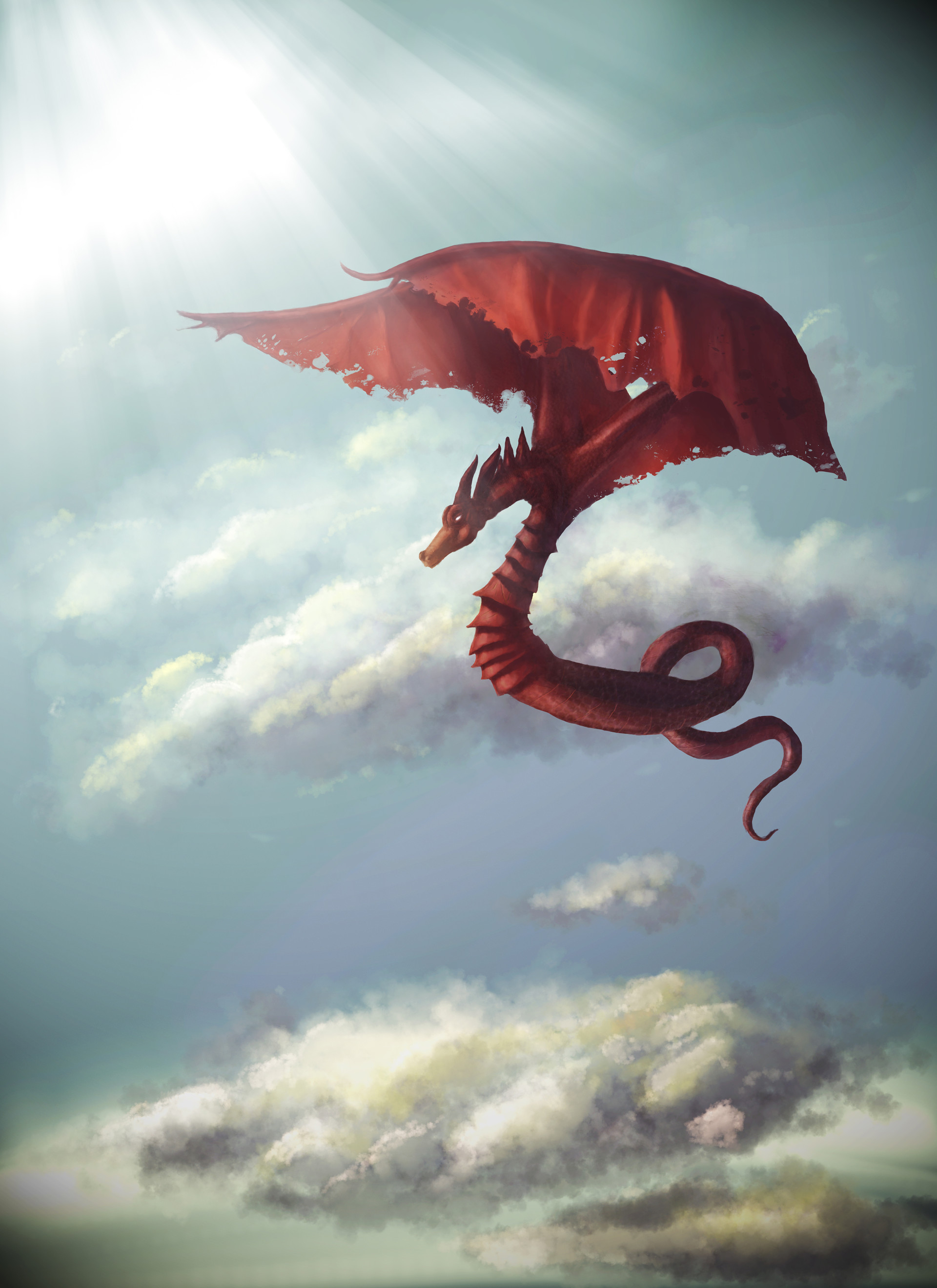 ArtStation - scarlet dragon